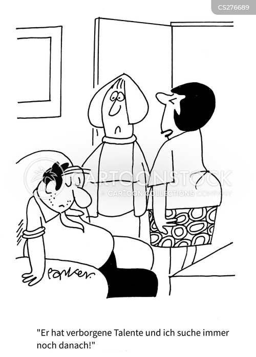 Cartoons und Karikaturen mit Versteckte Talente