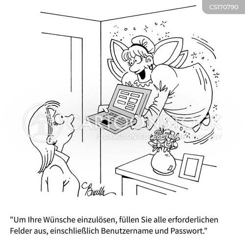 Cartoons und Karikaturen mit Erforderliche Felder