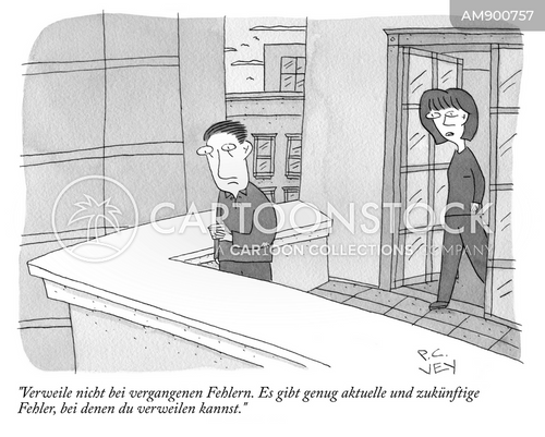 Cartoons und Karikaturen mit Programmierfehler