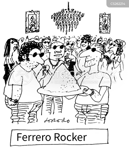 Cartoons und Karikaturen mit Ferrero Rocher