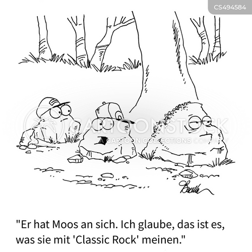 Cartoons und Karikaturen mit Cartoon-nostalgie