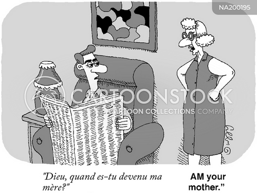 Dessins humoristique et caricaturés avec Figure Maternelle