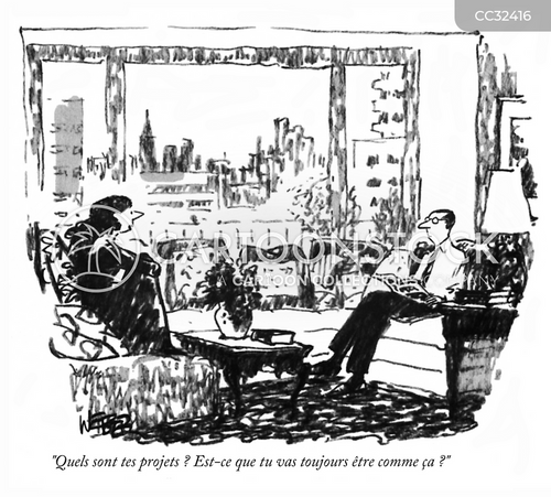 Dessins humoristique et caricaturés avec Lisant Le Journal