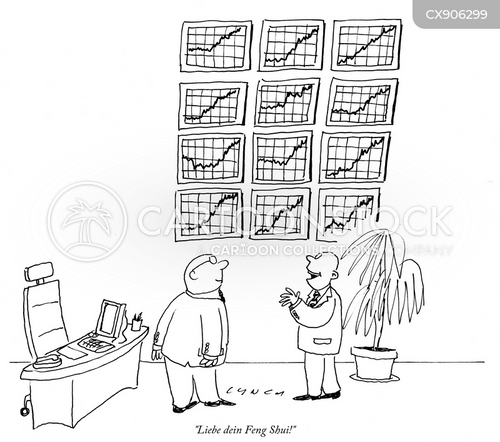 Cartoons und Karikaturen mit Fung Shui