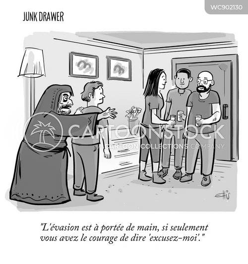 Dessins humoristique et caricaturés avec Plans De Soirée