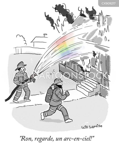 Dessins humoristique et caricaturés avec Pompiers