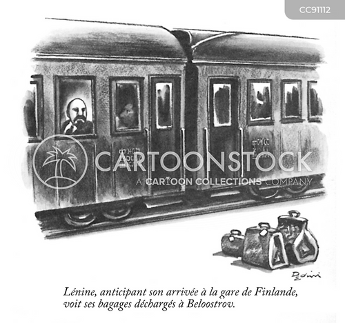 Dessins humoristique et caricaturés avec Bolcheviks