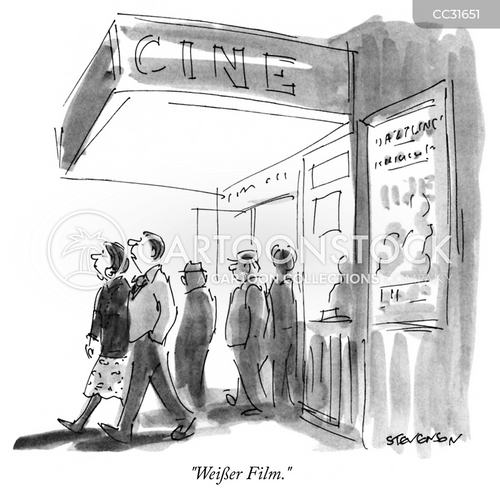 Cartoons und Karikaturen mit Avantgarde-kino