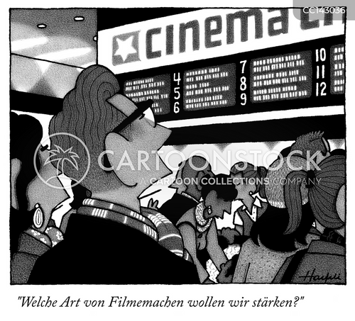 Cartoons und Karikaturen mit Oscars