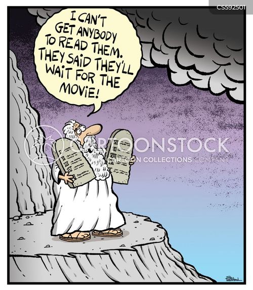 Stone Tablets Cartoons and Comics - funny pictures from CartoonStock