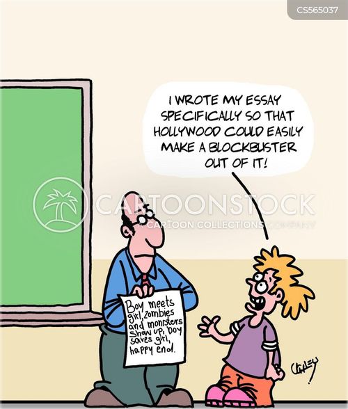 Essay Writing Cartoon