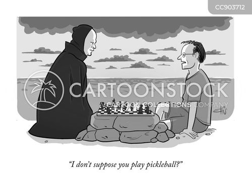 Antonius Block Cartoons and Comics - funny pictures from CartoonStock