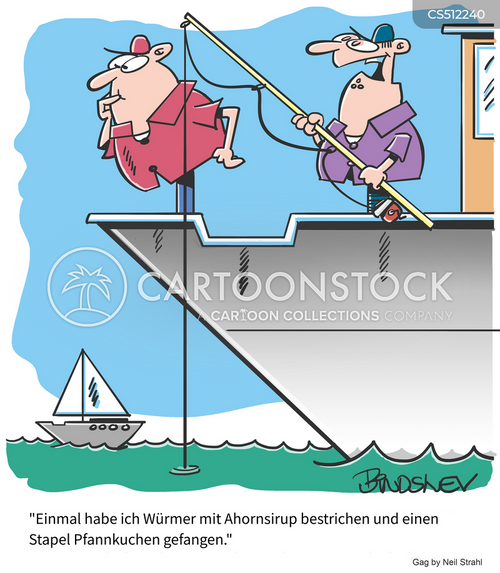 Cartoons und Karikaturen mit Pfannkuchen Und Ahornsirup