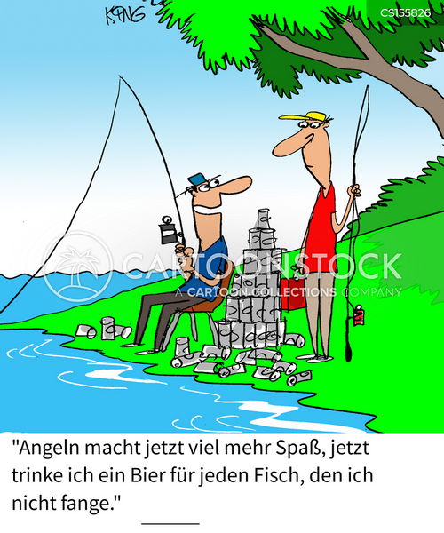 Cartoons und Karikaturen mit Bierfischen