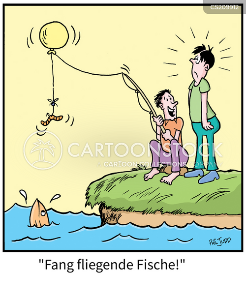 Cartoons und Karikaturen mit Ballonfisch
