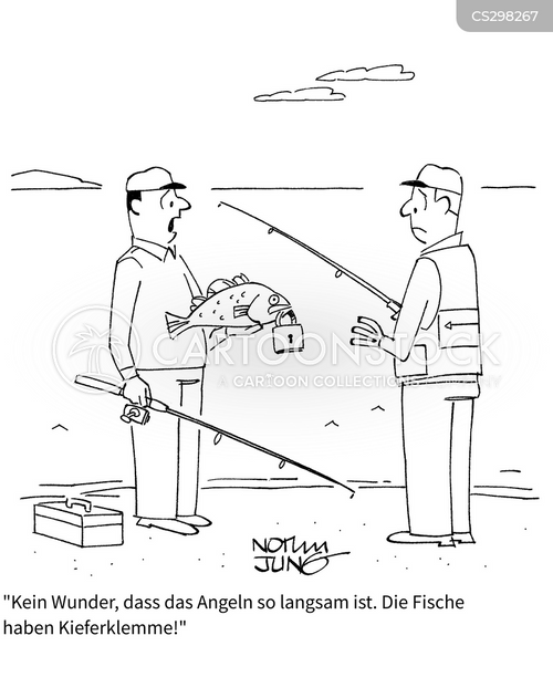 Cartoons und Karikaturen mit Verriegelte Kiefer