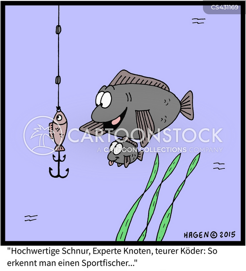 Cartoons und Karikaturen mit Fischer