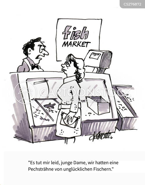 Cartoons und Karikaturen mit Fischer