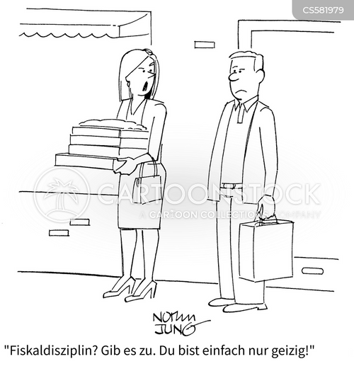 Cartoons und Karikaturen mit Disziplin