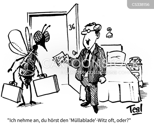 Cartoons und Karikaturen mit Hotelier