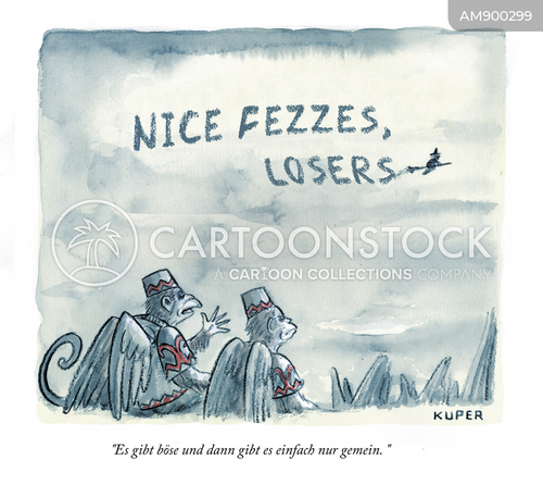 Cartoons und Karikaturen mit Fezzes