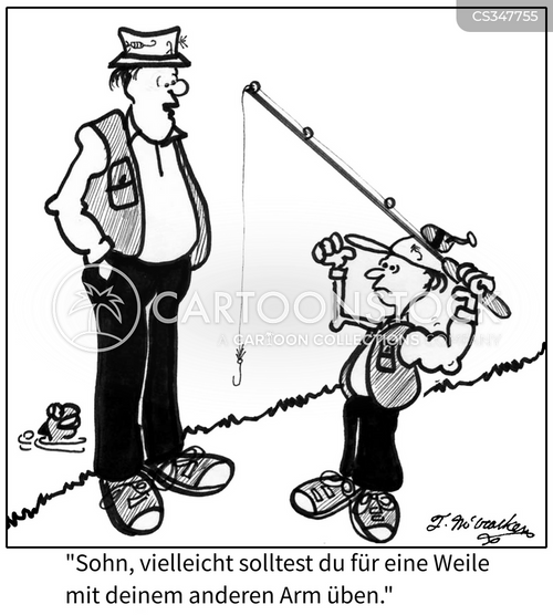Cartoons und Karikaturen mit Pralle Muskeln