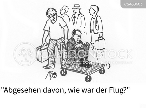 Cartoons und Karikaturen mit Economy Class