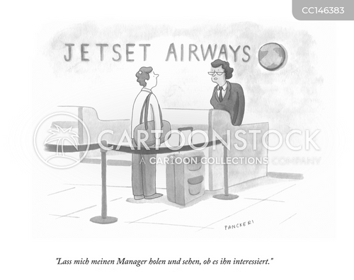 Cartoons und Karikaturen mit Sprechen Sie Mit Ihrem Manager