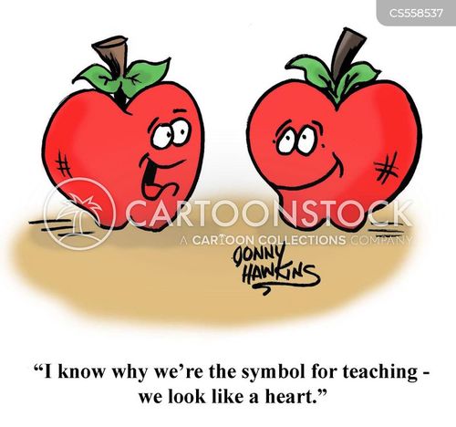 Apple Symbolism Cartoons and Comics - funny pictures from CartoonStock