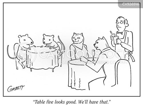 Table Of Food Cartoons and Comics - funny pictures from CartoonStock