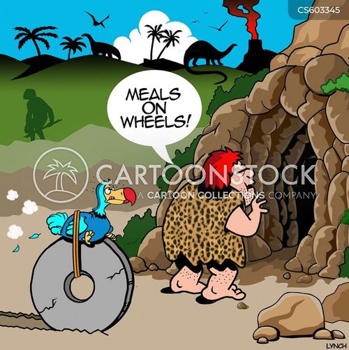 Stone Wheel Cartoons and Comics - funny pictures from CartoonStock