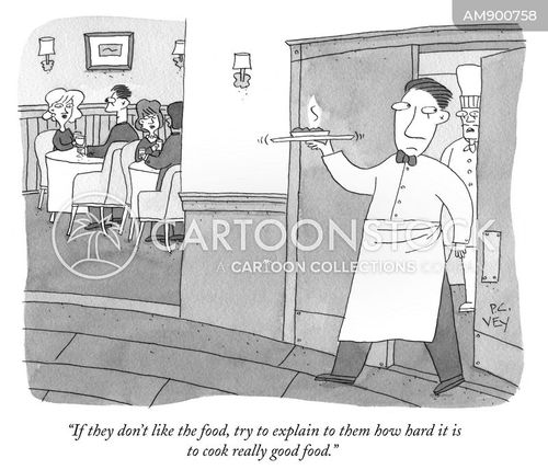 Fancy Food Cartoons and Comics - funny pictures from CartoonStock
