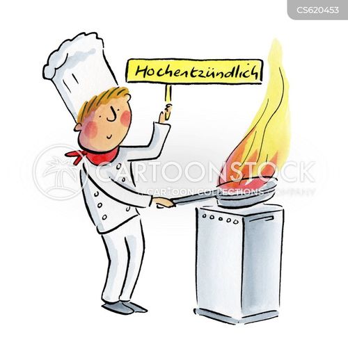 Cooking Safety Cartoons and Comics - funny pictures from CartoonStock