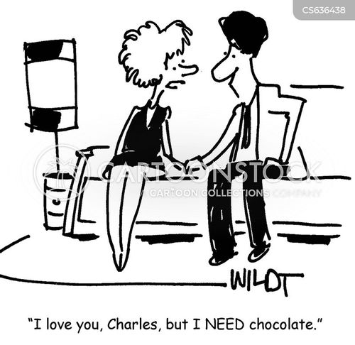 Love Versus Chocolate Cartoons and Comics - funny pictures from ...