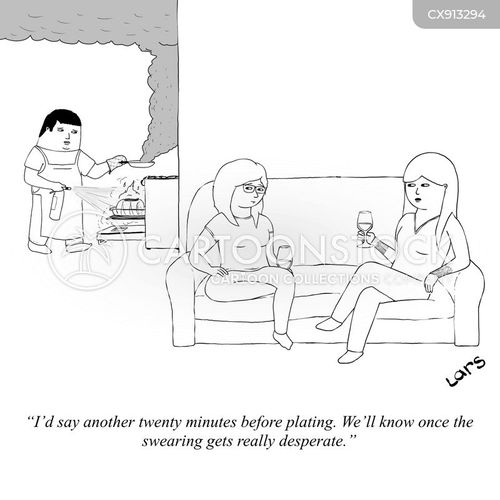 Bad At Cooking Cartoons and Comics - funny pictures from CartoonStock