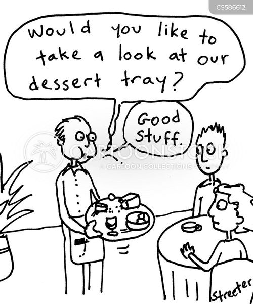 Dessert Selection Cartoons and Comics - funny pictures from CartoonStock