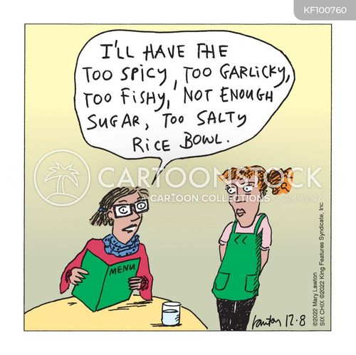 Meal Customization Cartoons and Comics - funny pictures from CartoonStock