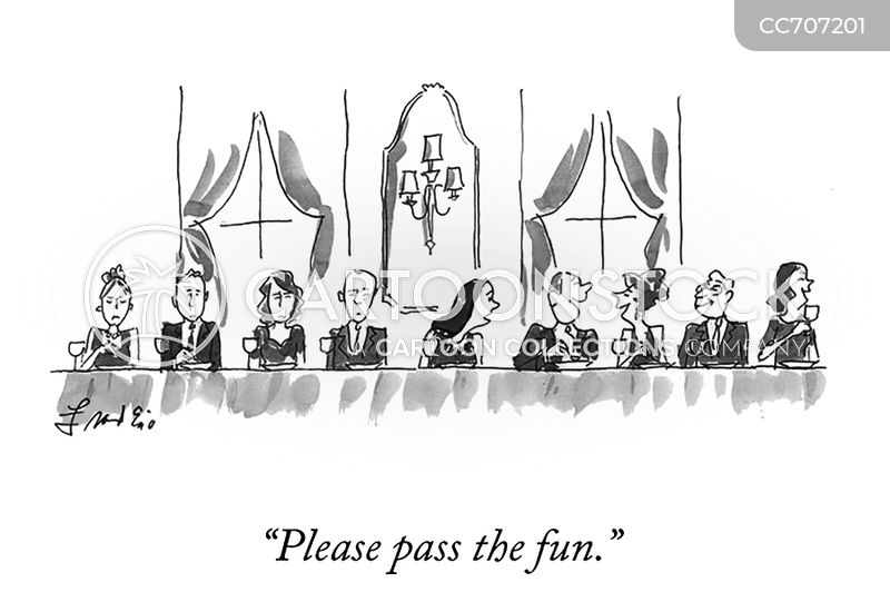 Formal Dinner Cartoons and Comics - funny pictures from CartoonStock