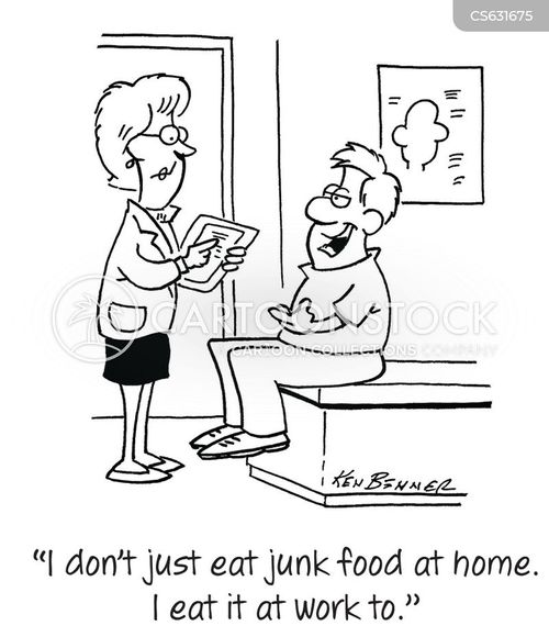 Junk Food Cartoons and Comics - funny pictures from CartoonStock