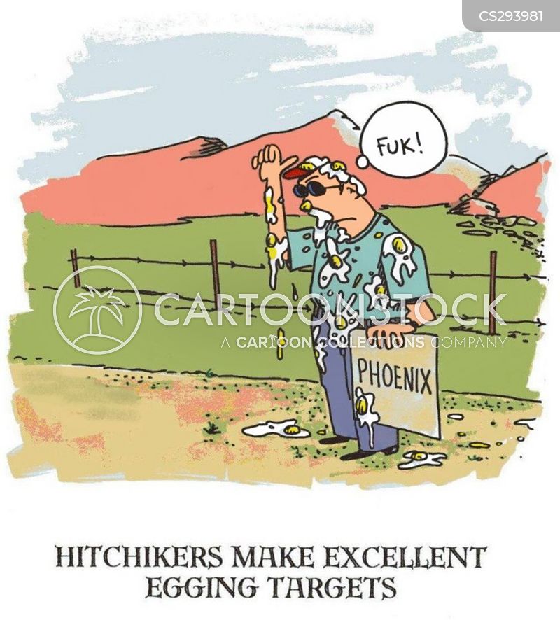 Thumbing A Ride Cartoons and Comics - funny pictures from CartoonStock