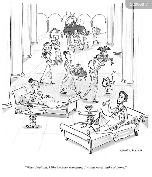 On-demand Dining Cartoons and Comics - funny pictures from CartoonStock