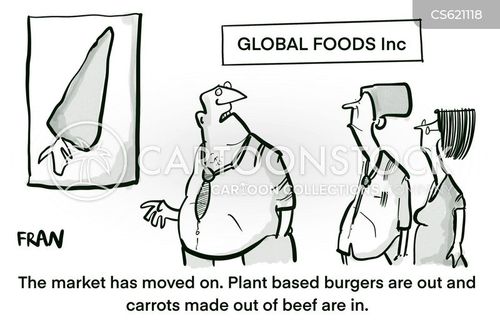 Plant-based Product Cartoons and Comics - funny pictures from CartoonStock