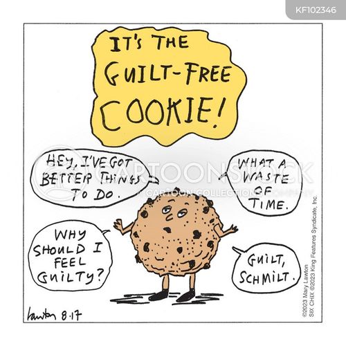 Guilt-free Eating Cartoons and Comics - funny pictures from CartoonStock