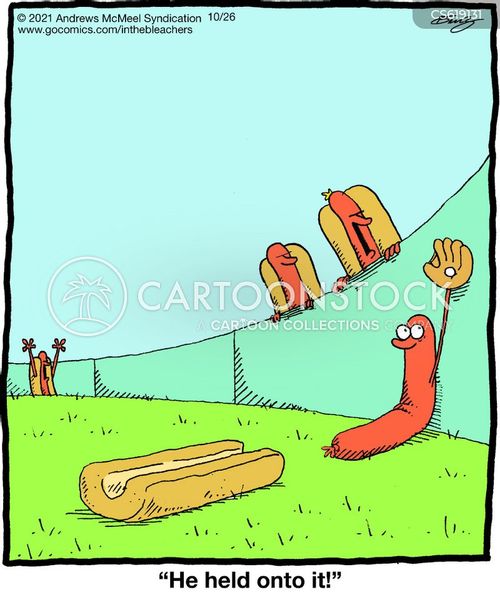 Wiener Catcher Cartoons and Comics - funny pictures from CartoonStock
