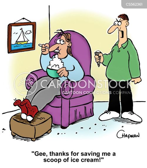 Ice Cream Scoop Cartoons and Comics - funny pictures from CartoonStock