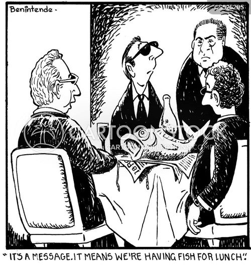 Large Fish Cartoons and Comics - funny pictures from CartoonStock