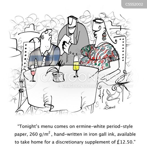Posh Food Cartoons and Comics - funny pictures from CartoonStock