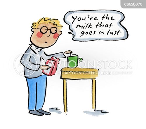 Milk-last Cartoons and Comics - funny pictures from CartoonStock