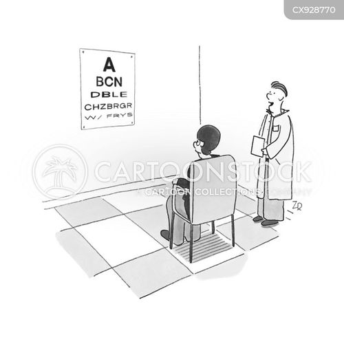 Eye Doctor Visit Cartoons and Comics - funny pictures from CartoonStock