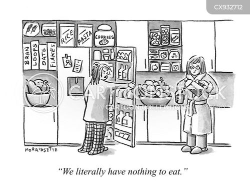 Well-stocked Pantry Cartoons and Comics - funny pictures from CartoonStock